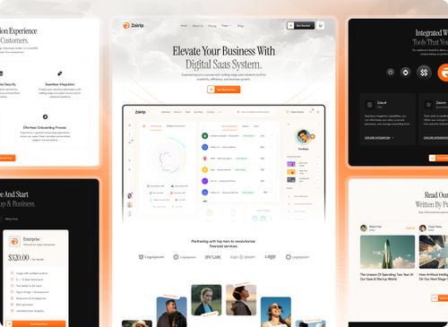 Zairip - SaaS & Startup Webflow Template | Flowzai